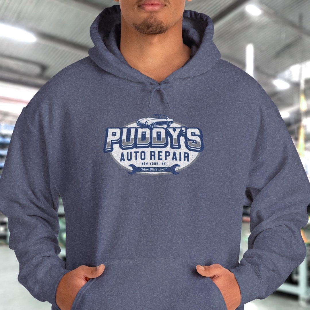 Puddy's Auto Repair Seinfeld Hoodie - Sweatshirt Soft Unisex Vintage ...
