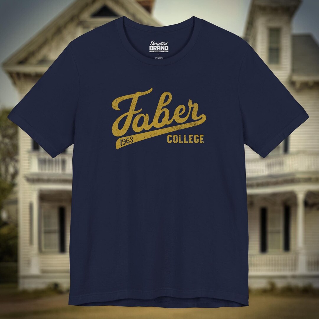 Faber College Animal House Shirt - Bella Soft Unisex Vintage Distressed ...