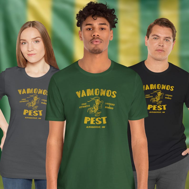 Breaking Bad Vamonos Pest Shirt - Bella Soft Unisex Vintage Distressed ...