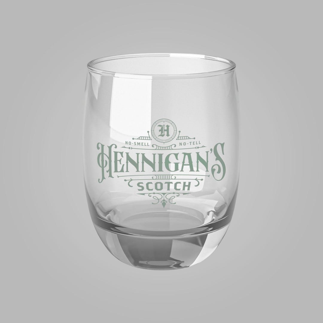 Seinfeld Hennigan's Scotch Whiskey Glass (6 Oz) - Cosmo Kramer Logo Bar ...