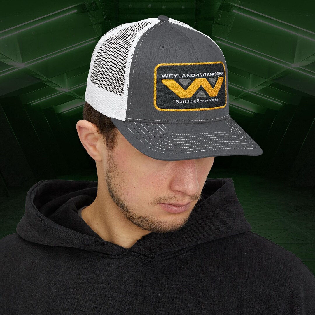 Weyland-yutani Alien Snapback Trucker Cap Embroidered Fictional Company ...