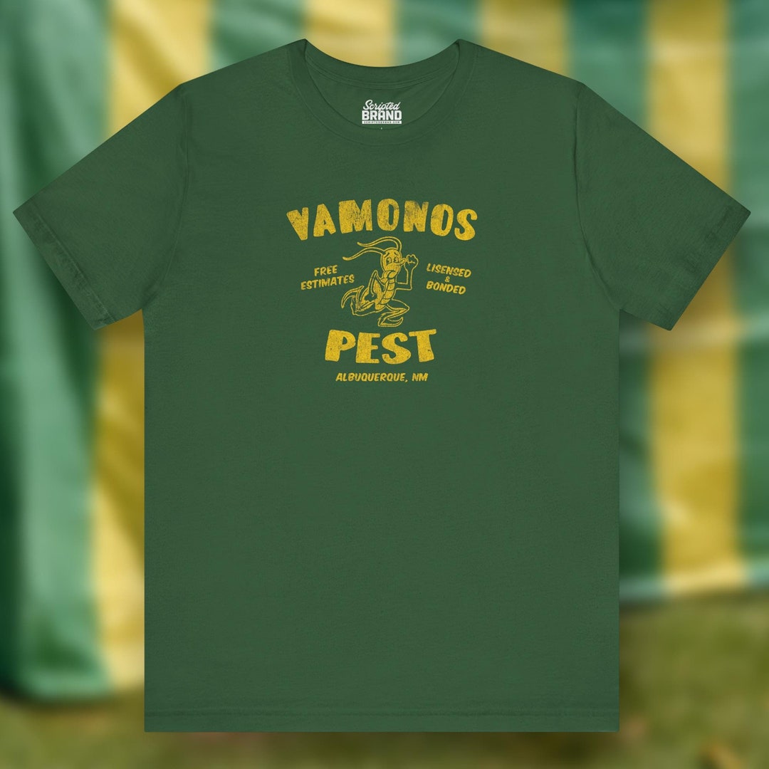 Breaking Bad Vamonos Pest Shirt - Bella Soft Unisex Vintage Distressed ...