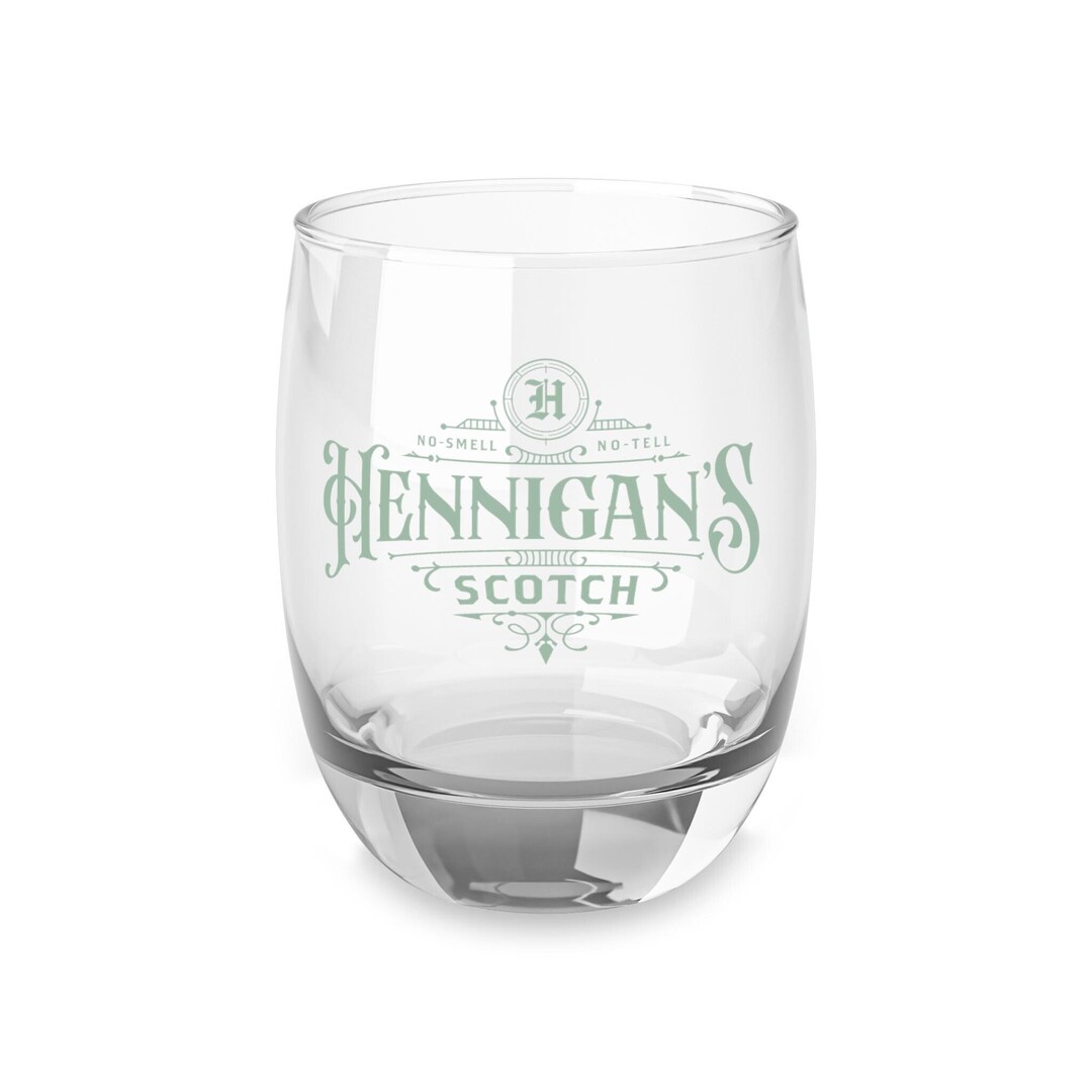 Seinfeld Hennigan's Scotch Whiskey Glass 6 Oz Cosmo Kramer Logo Bar Pub ...