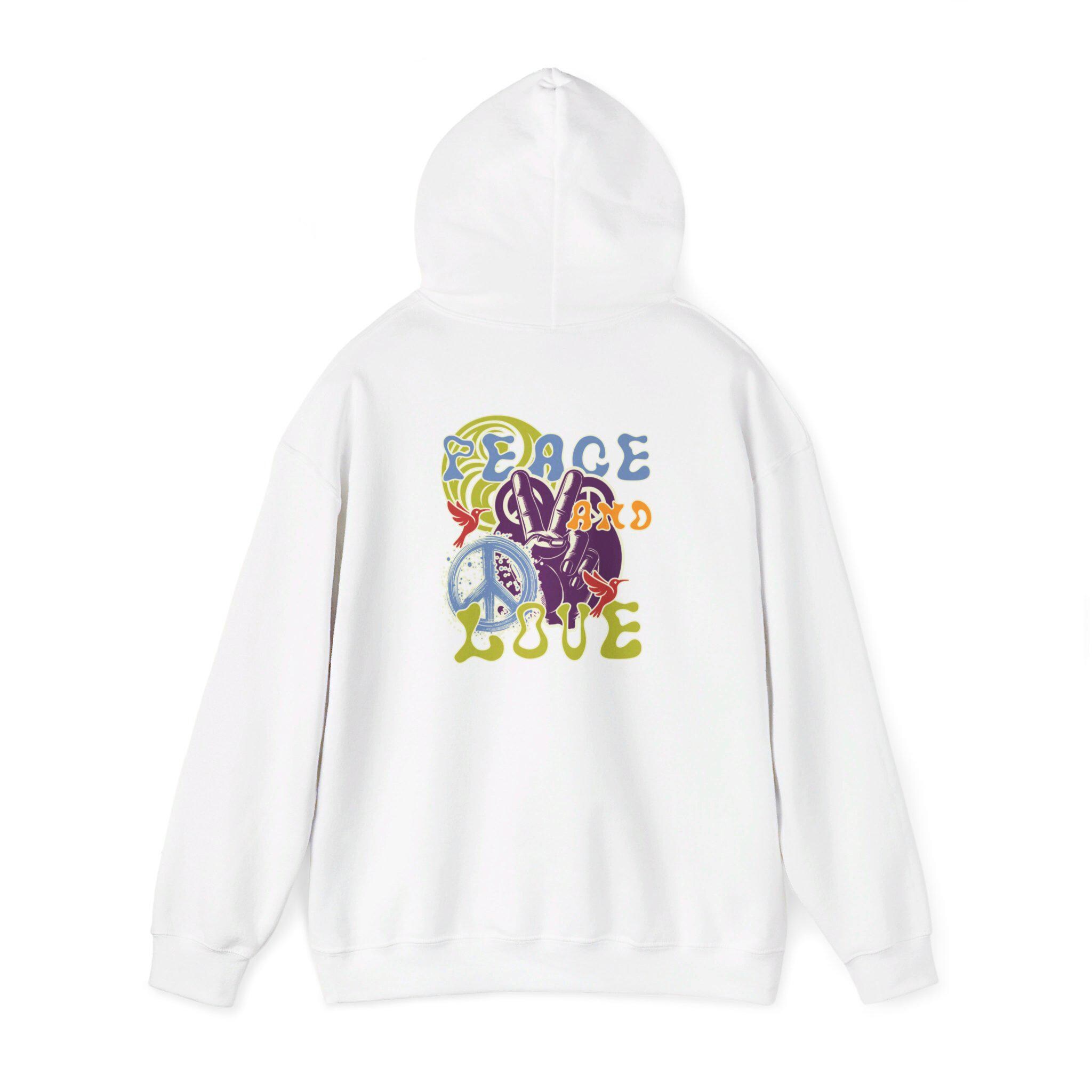 Peace and Love Hooded Sweatshirt - Etsy Peace and Love Hooded Sweatshirt - Etsy