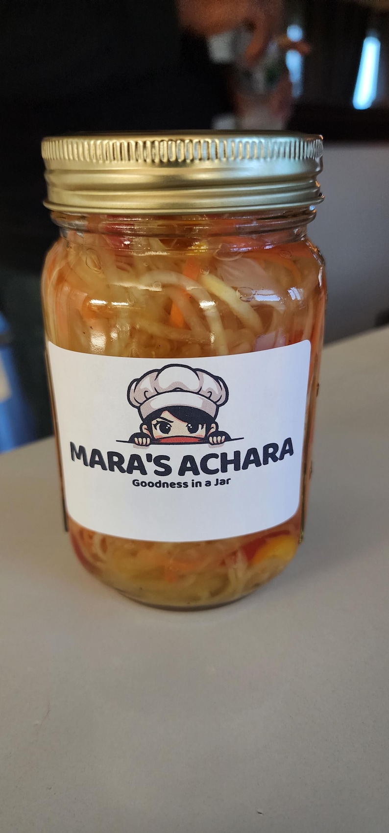 Achara ( Papaya Pickles ) Filipino Side Dish - Etsy