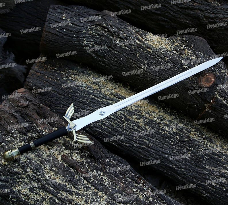 Handcrafted Viking Sword With Scabbard: Carbon Steel Display Sword (42 ...