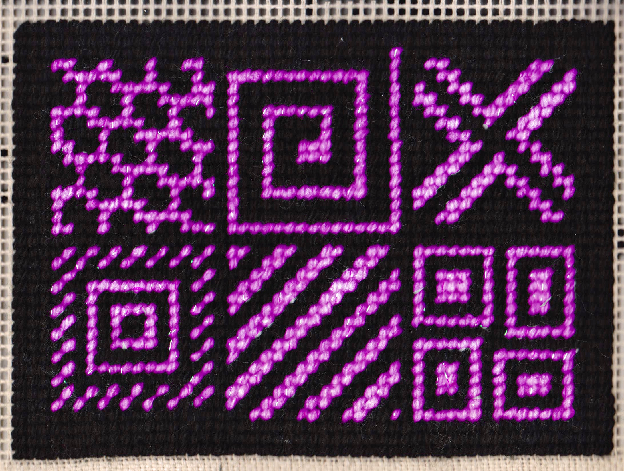 Easy Quick Geometric Needlepoint Kit in Black and White on - Etsy.de