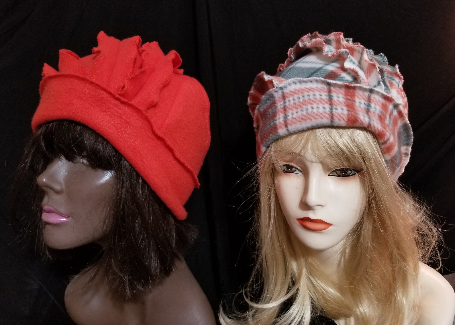 PATTERN Ruffled Cloche Hat for Fleece, Size M for 22" Head - Etsy