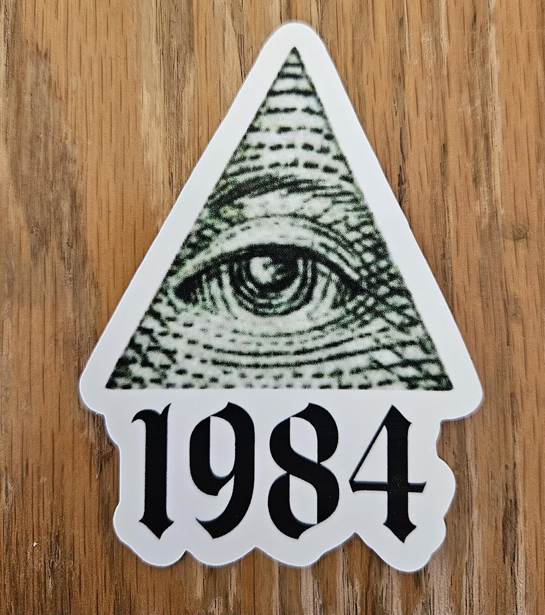 1984 George Orwell Book Inspiration Glossy Vinyl Sticker Laptop Decal ...