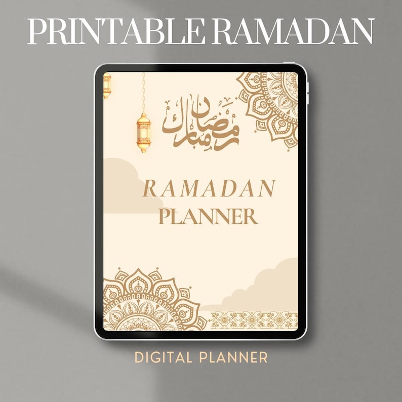 Ramadan Planner 2025 DIGITAL Printable Muslimah 30 Days Planner, Quran ...