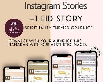 30 Ramadan Instagram Social Media Stories and One Eid Instagram Story ...