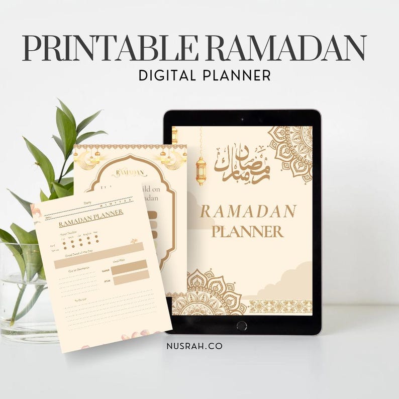 Ramadan Planner 2025 DIGITAL Printable Muslimah 30 Days Planner, Quran ...