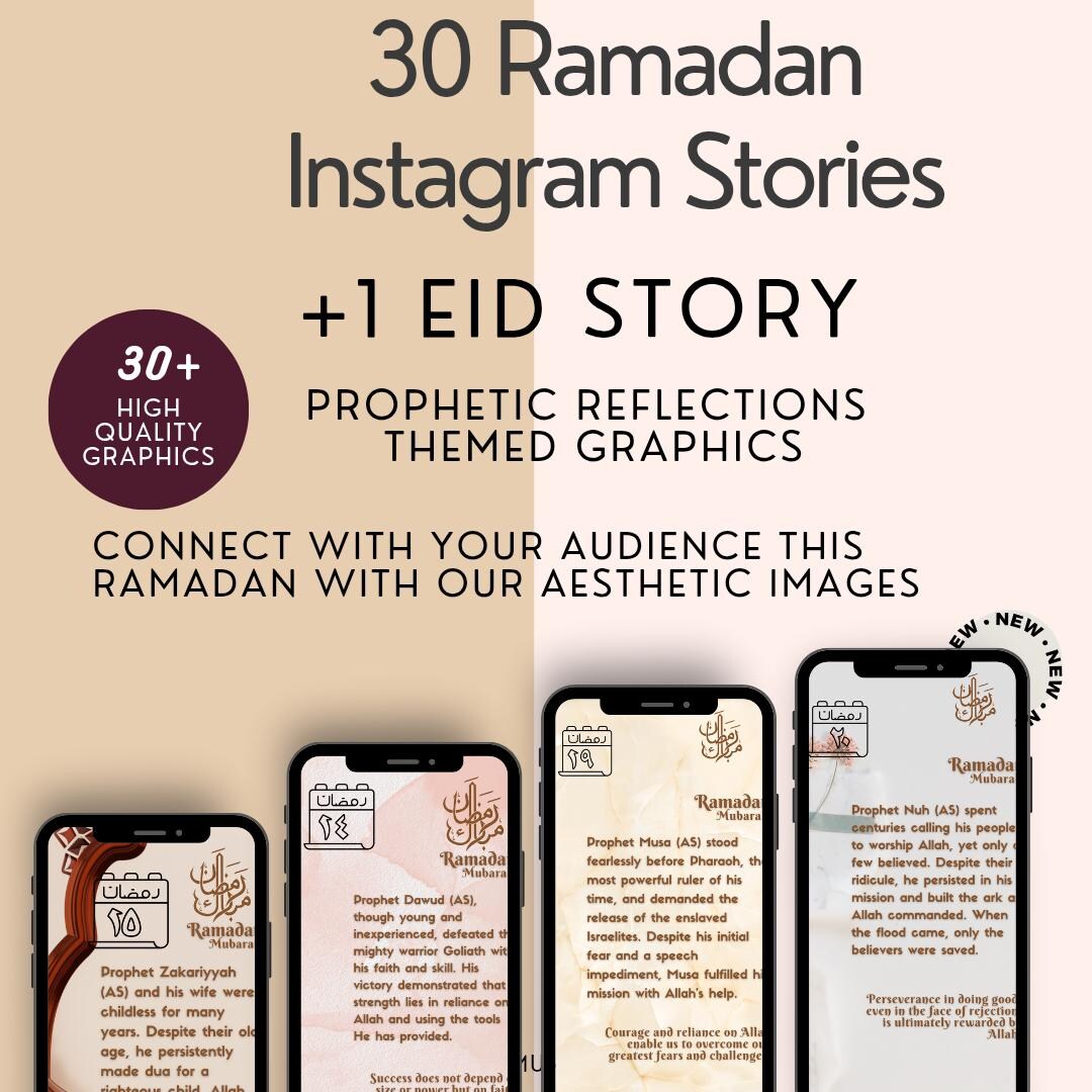 30 Ramadan Instagram Stories and One Eid Instagram Story Template ...