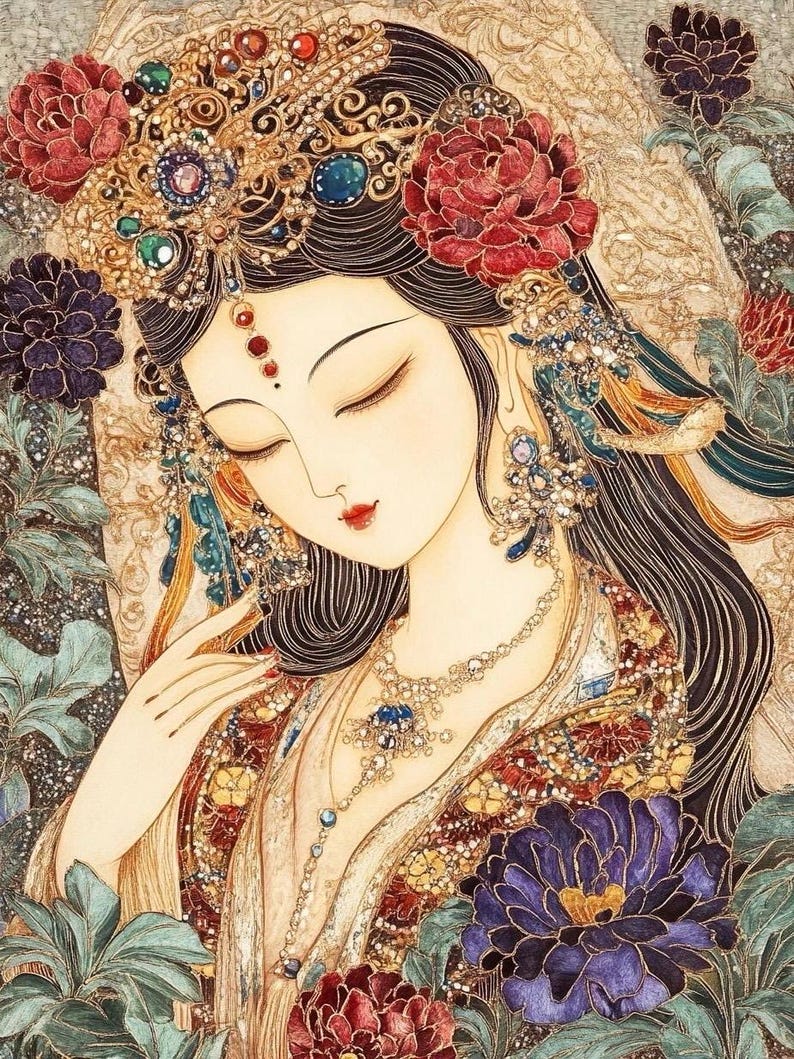 Fantasy Goddess and Dragon: A Fusion of Beauty and Power - Etsy
