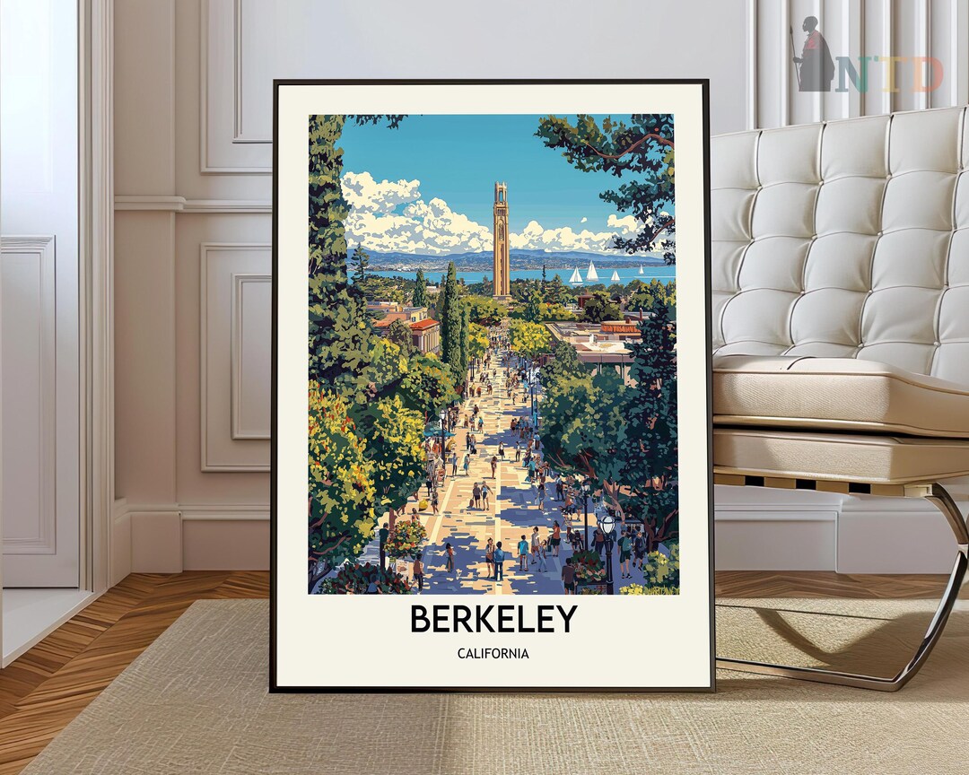 Berkeley Print, Berkeley Wall Art, Berkeley Poster, Berkeley Photo ...