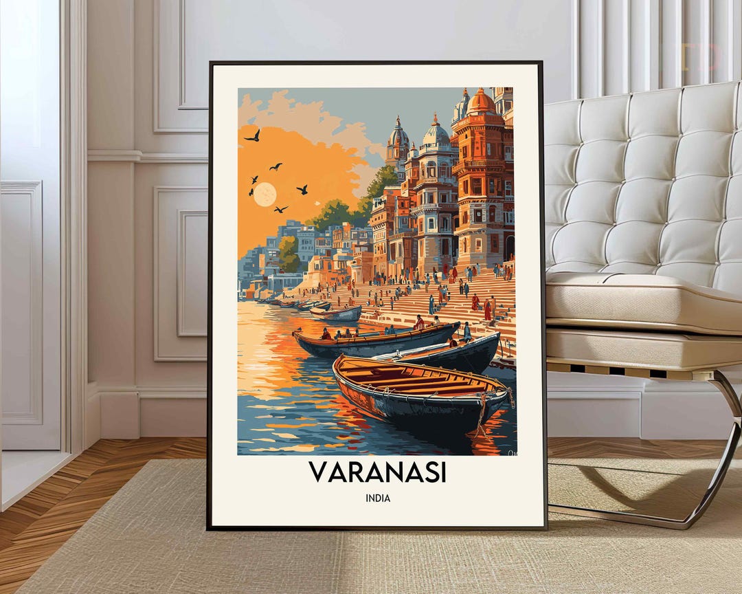 Varanasi Poster, Varanasi Wall Art, Varanasi Print, Varanasi Photo ...