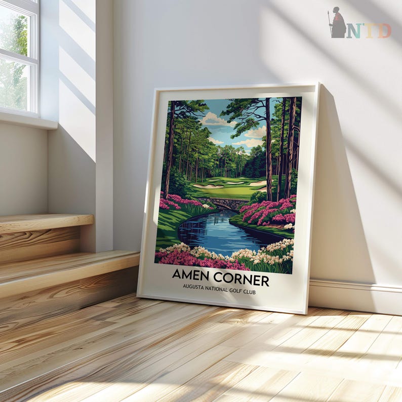 Amen Corner Augusta National Golf Club Print: Iconic Golf Art - Etsy