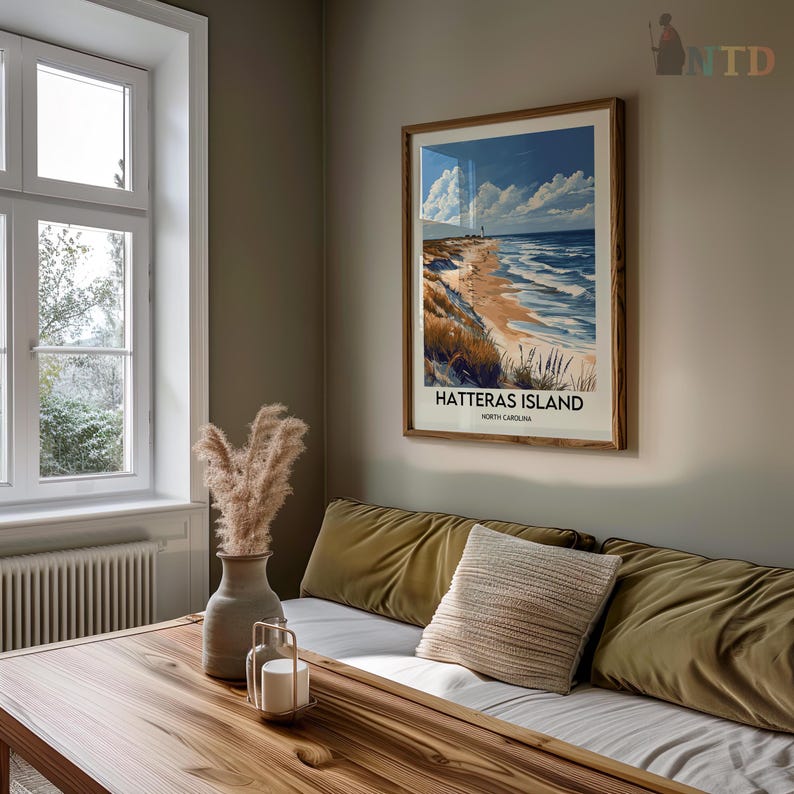 Hatteras Island Poster, Hatteras Island Wall Art, Hatteras Island Print ...