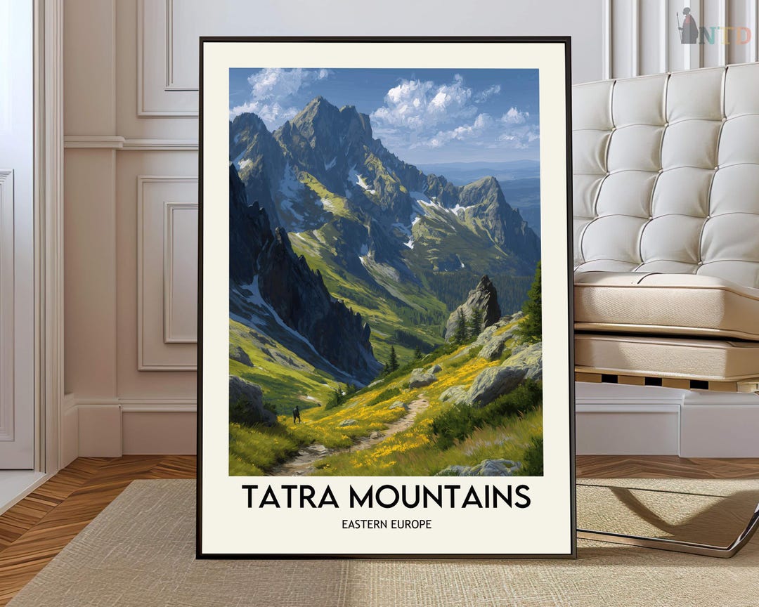 Tatra Mountains Poster, Tatra Mountains Travel Print, Poland Wall Art ...