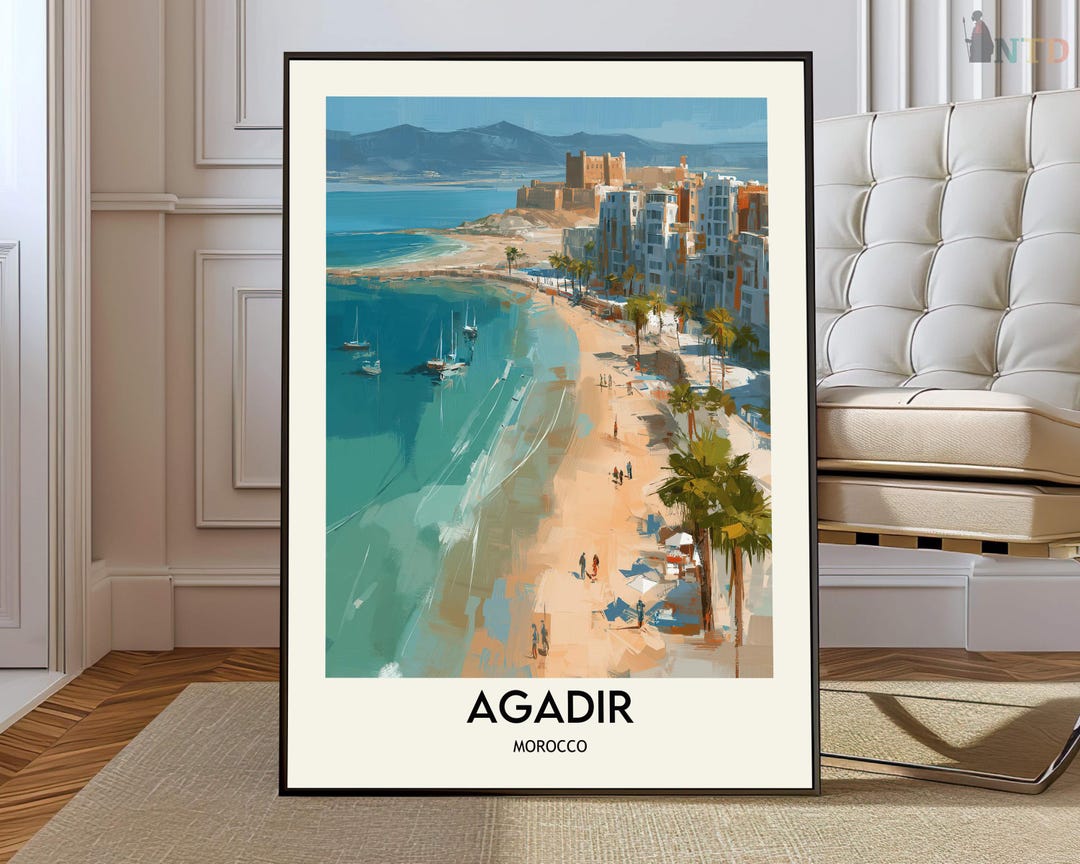 Agadir Poster, Agadir Wall Art, Agadir Print, Agadir Photo, Agadir ...