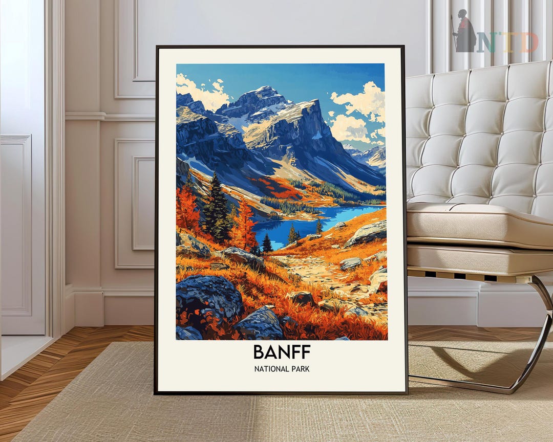 Banff Art Print | Banff National Park | Banff Wall Art | Banff Print ...