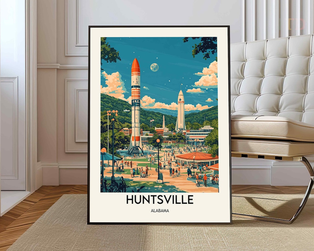 Huntsville Poster, Huntsville Wall Art, Huntsville Print, Huntsville ...