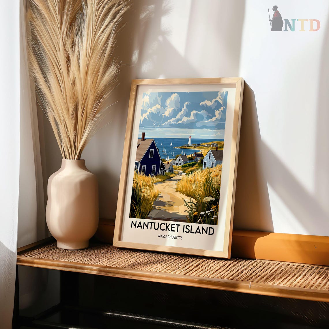 Nantucket Island Poster, Nantucket Island Wall Art, Nantucket Island ...
