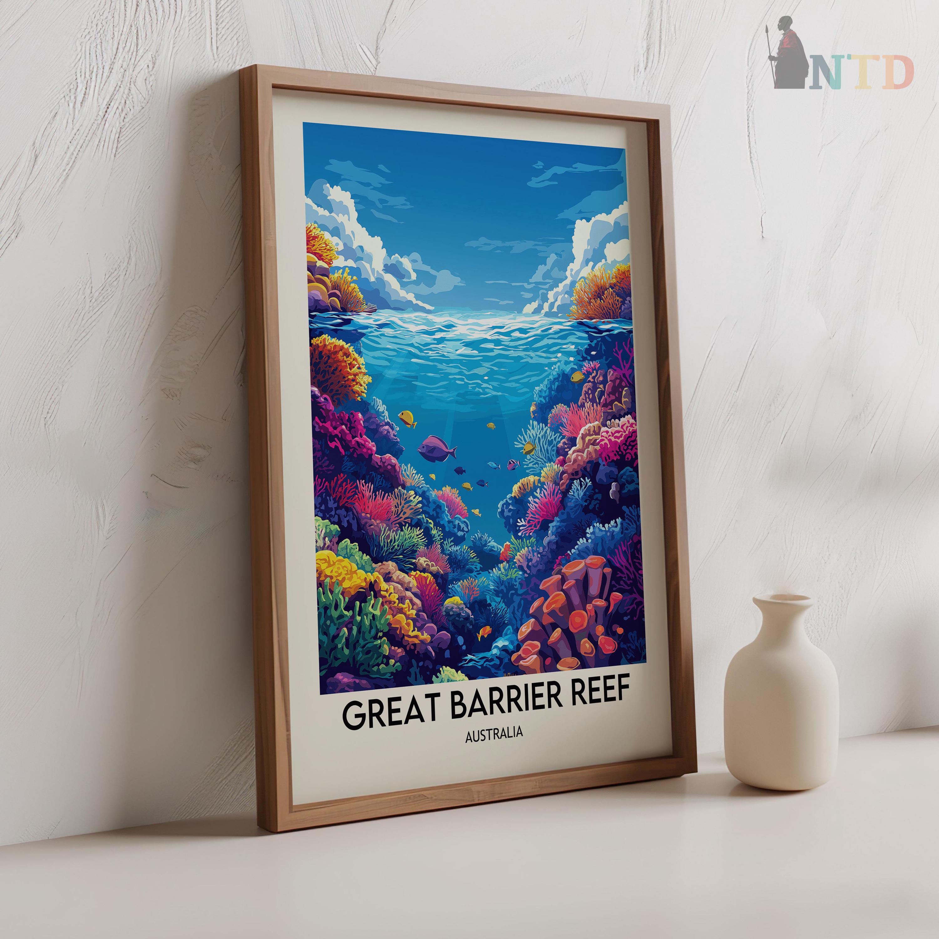 Great Barrier Reef, Great Barrier Reef Poster, Great Barrier Reef ...