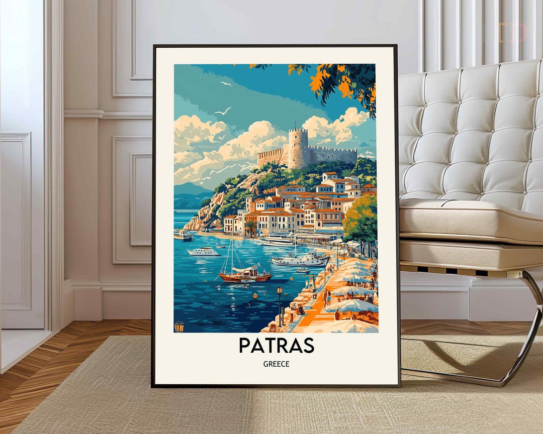 Patras Poster, Patras Wall Art, Patras Print, Patras Photo, Patras ...