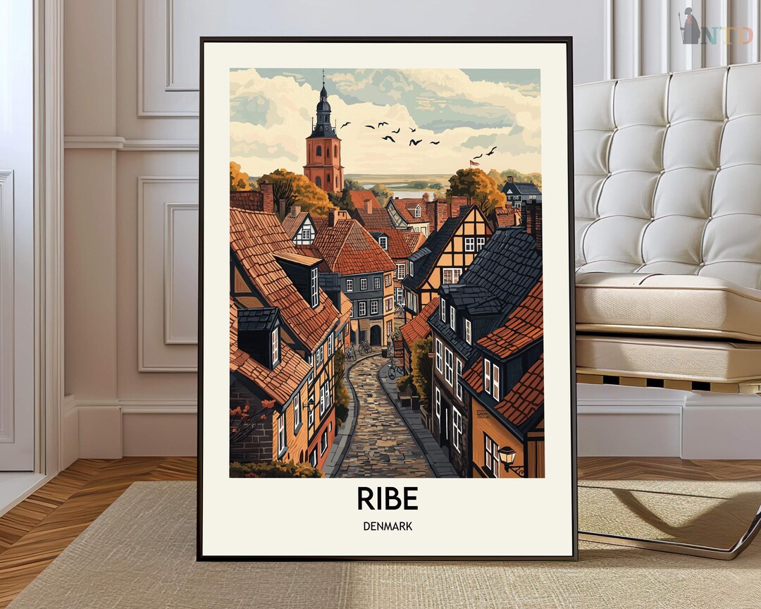 Ribe Poster, Ribe Wall Art, Ribe Print, Ribe Photo, Ribe Poster Print ...