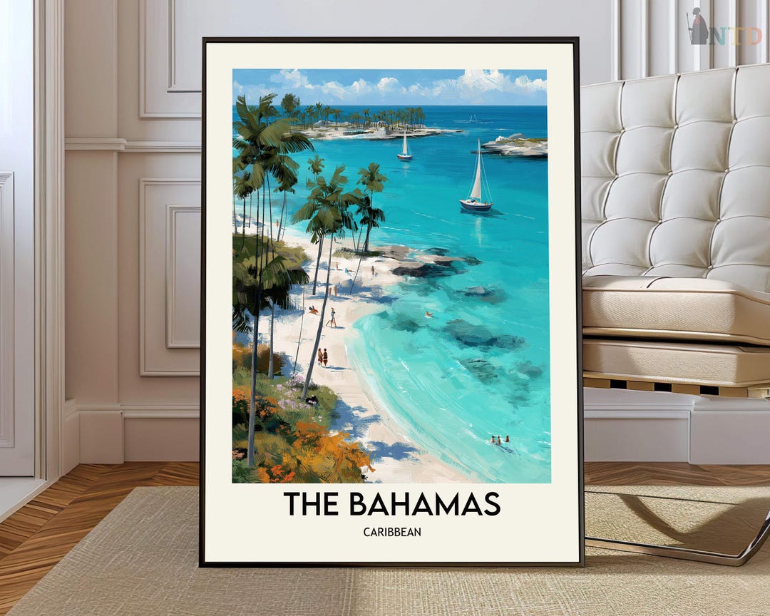 The Bahamas Poster, the Bahamas Wall Art, the Bahamas Print, the ...