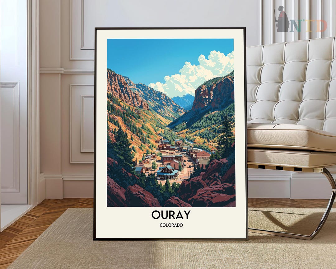 Ouray Print, Ouray Wall Art, Ouray Poster, Ouray Photo, Ouray Poster Print, Ouray Travel Poster ...