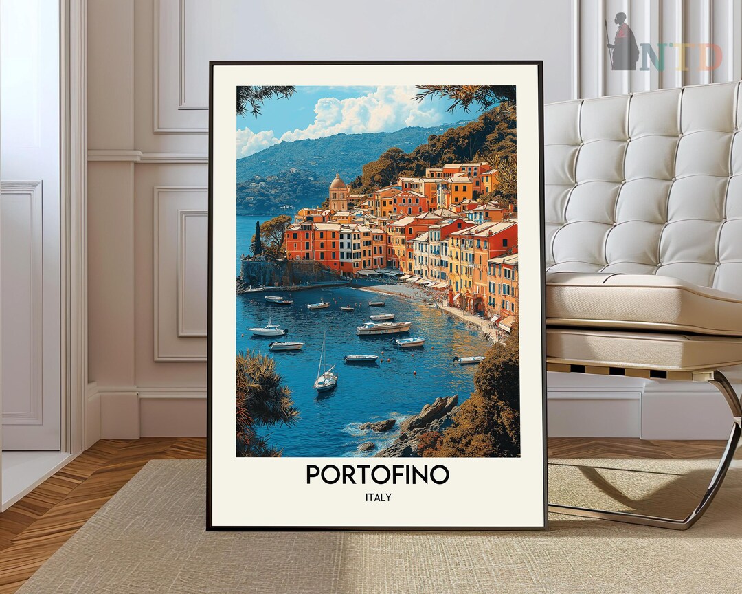 Portofino Print, Portofino Wall Art, Portofino Poster, Portofino Photo ...