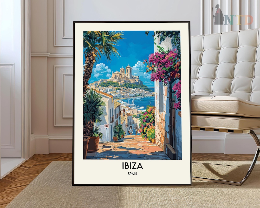 Ibiza Print, Ibiza Poster, Ibiza Wall Art, Ibiza Art Print, Ibiza Artwork, Ibiza Photo, Spain ...