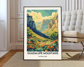 Guadalupe Mountains National Park Poster - Etsy