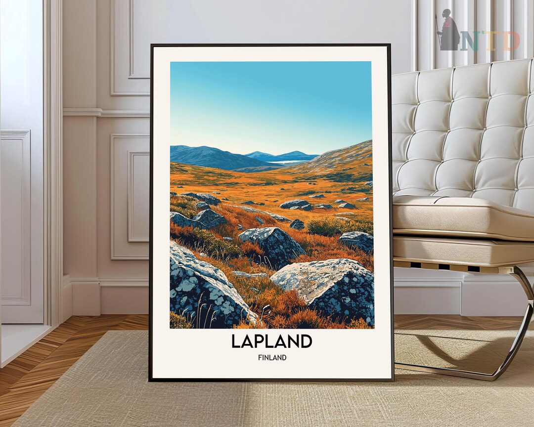 Lapland Poster, Lapland Wall Art, Lapland Print, Lapland Photo, Lapland ...