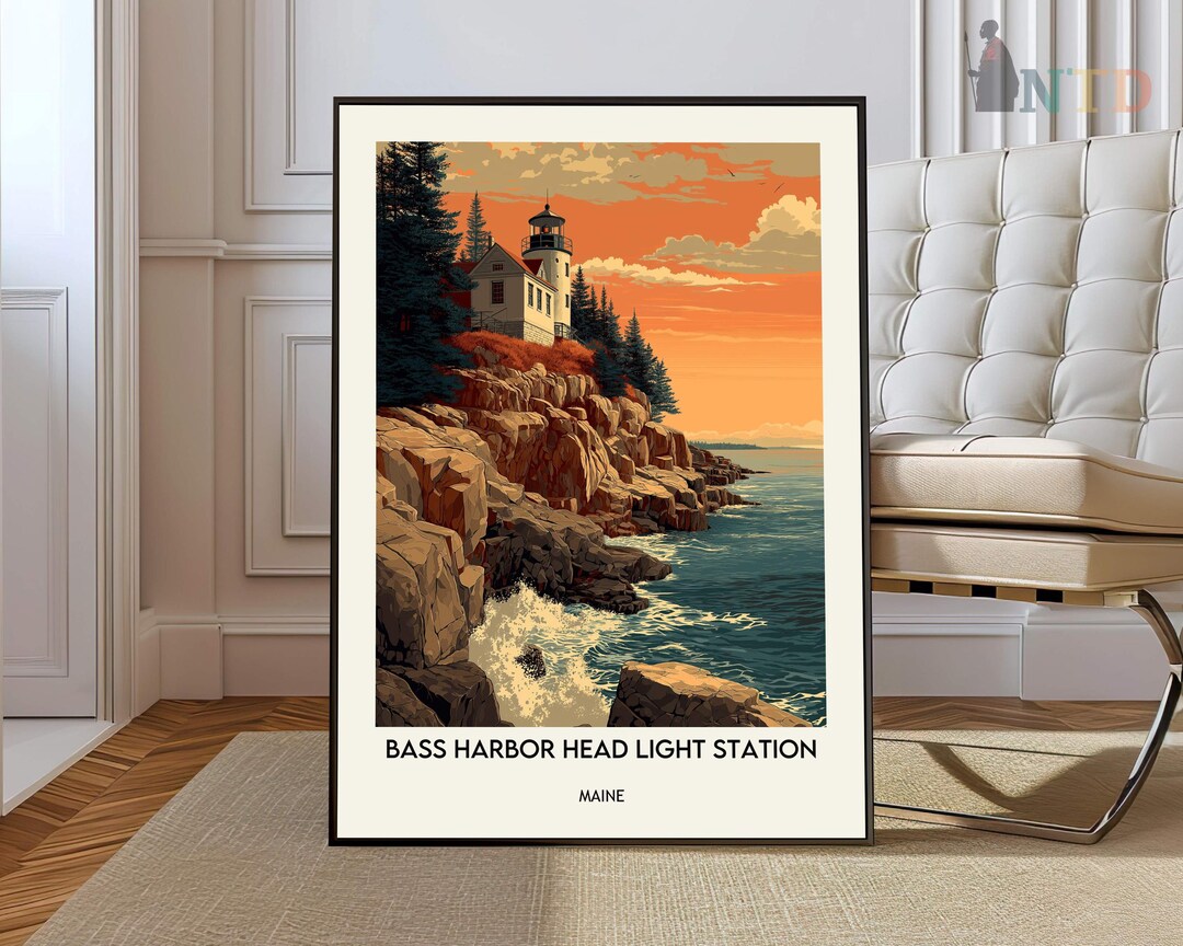 Bass Harbor Head Light Station Poster, Bass Harbor Head Light Station ...