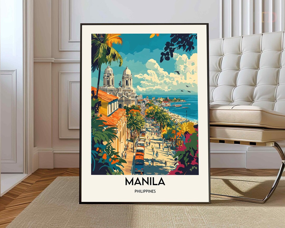 Manila Poster, Manila Wall Art, Manila Print, Manila Photo, Manila ...