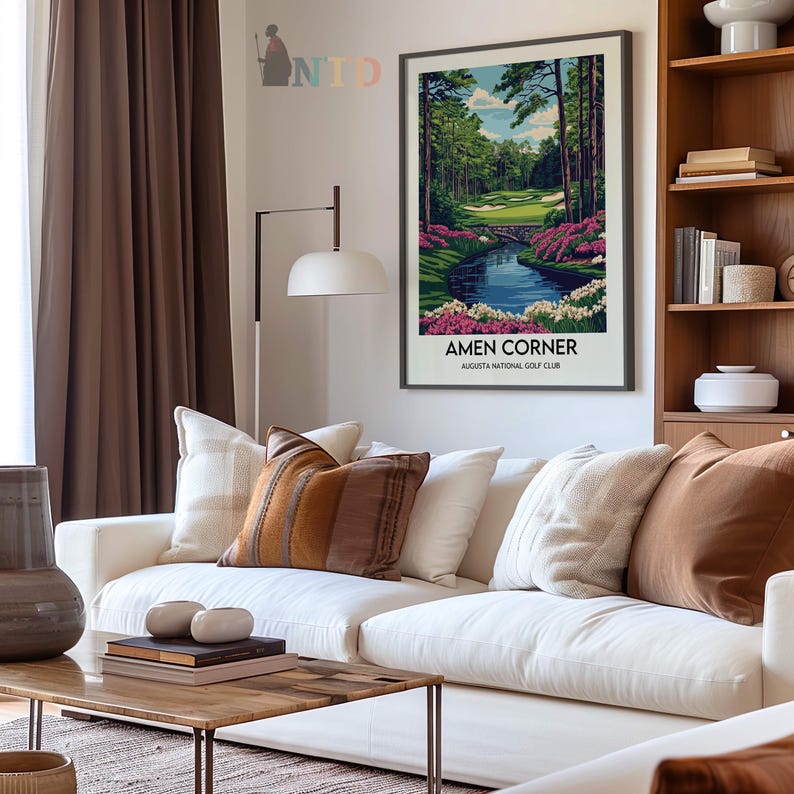 Amen Corner Augusta National Golf Club Print: Iconic Golf Art - Etsy