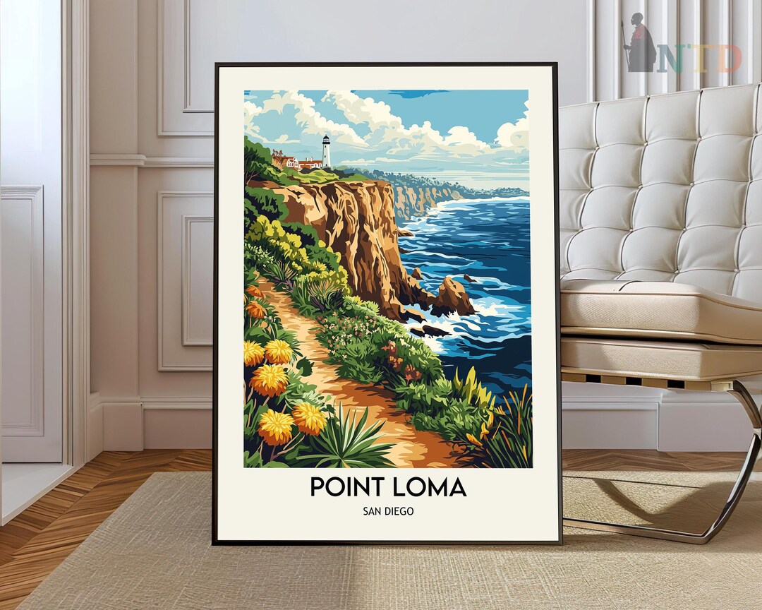 Point Loma Print, Point Loma Wall Art, Point Loma Poster, Point Loma ...