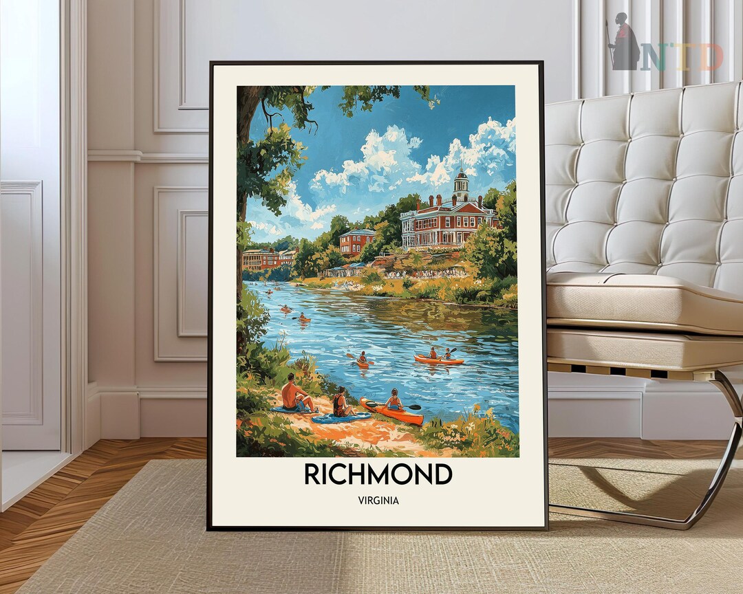 Richmond Poster, Richmond Wall Art, Richmond Print, Richmond Photo ...