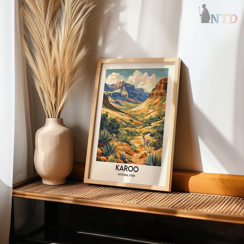 Karoo National Park Poster, Karoo Wall Art, Karoo Print, Karoo Photo ...
