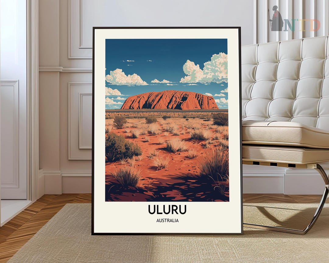 Uluru Poster, Uluru Wall Art, Uluru Print, Uluru Photo, Uluru Poster ...