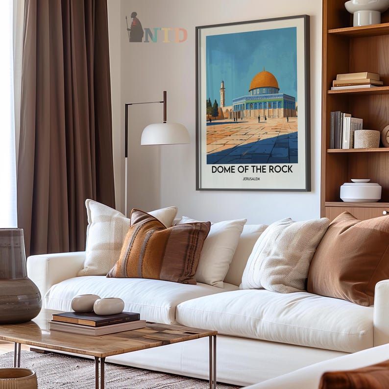 Dome of the Rock Poster, Dome of the Rock Wall Art, Dome of the Rock ...