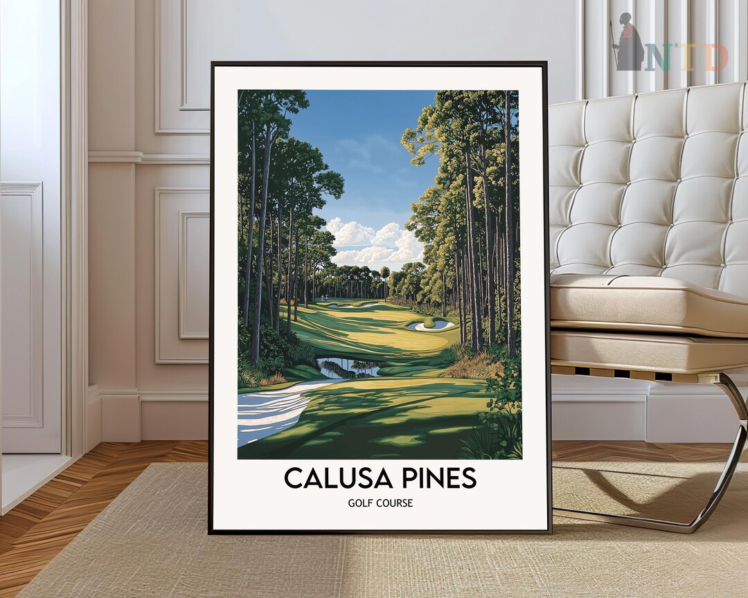 Calusa Pines Golf Club Poster: Naples Florida Wall Art - Etsy