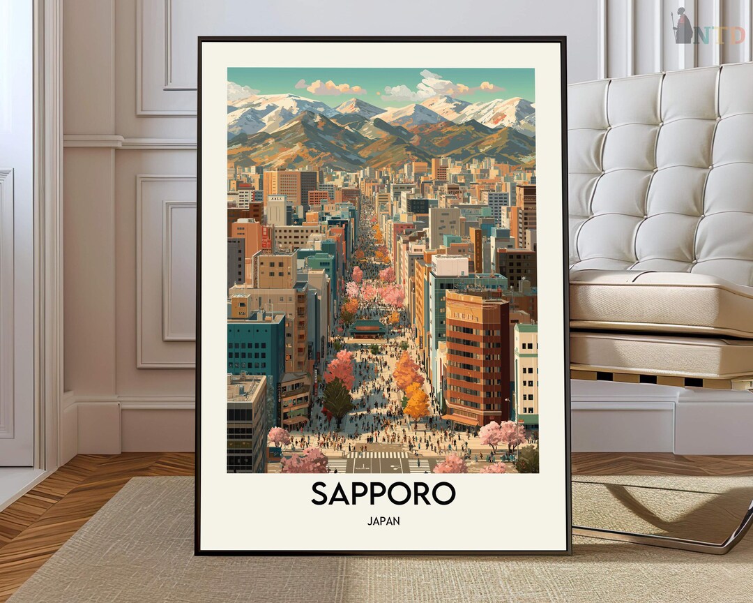 Sapporo Poster, Sapporo Wall Art, Sapporo Print, Sapporo Photo, Sapporo ...