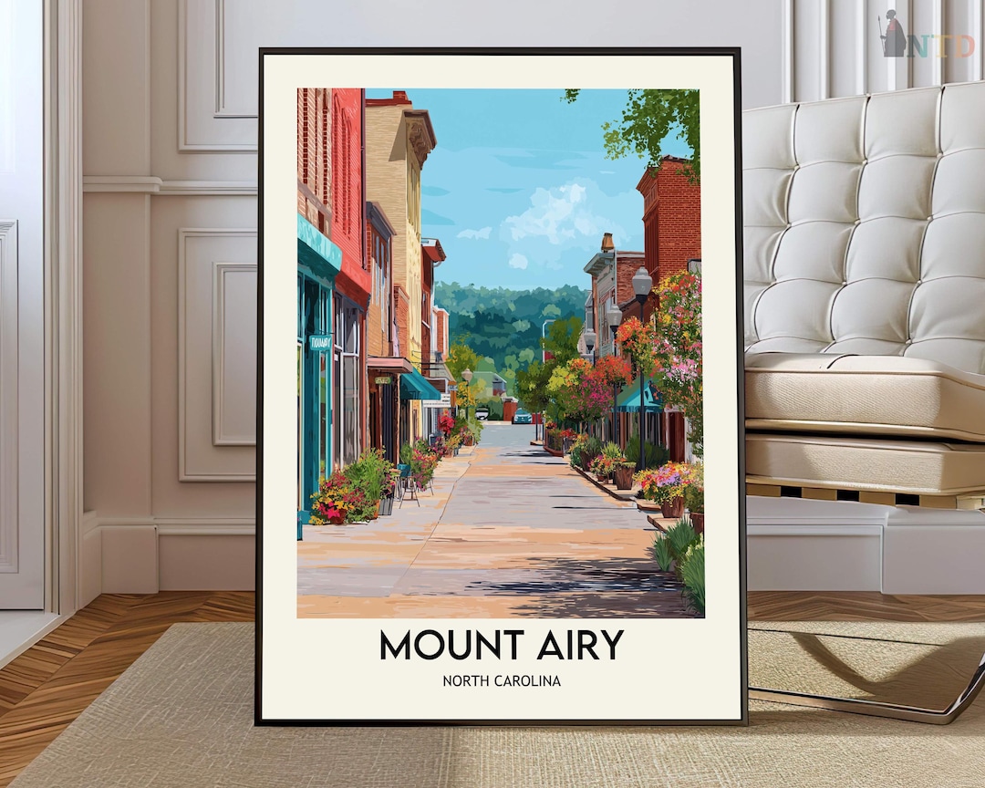 Mount Airy Poster, Mount Airy Wall Art, Mount Airy Print, Mount Airy ...