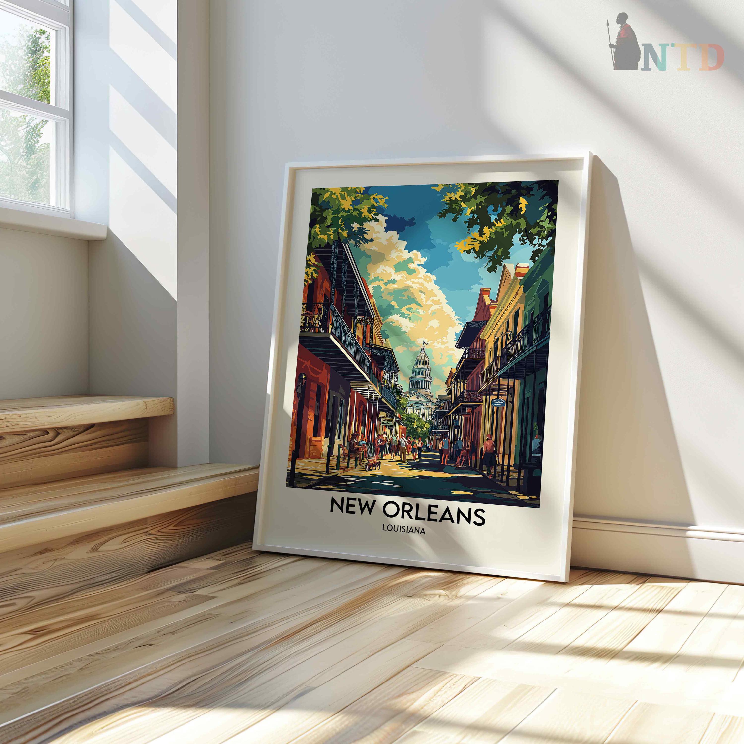 New Orleans Louisiana Poster Digital Download Printable Art New Orleans ...