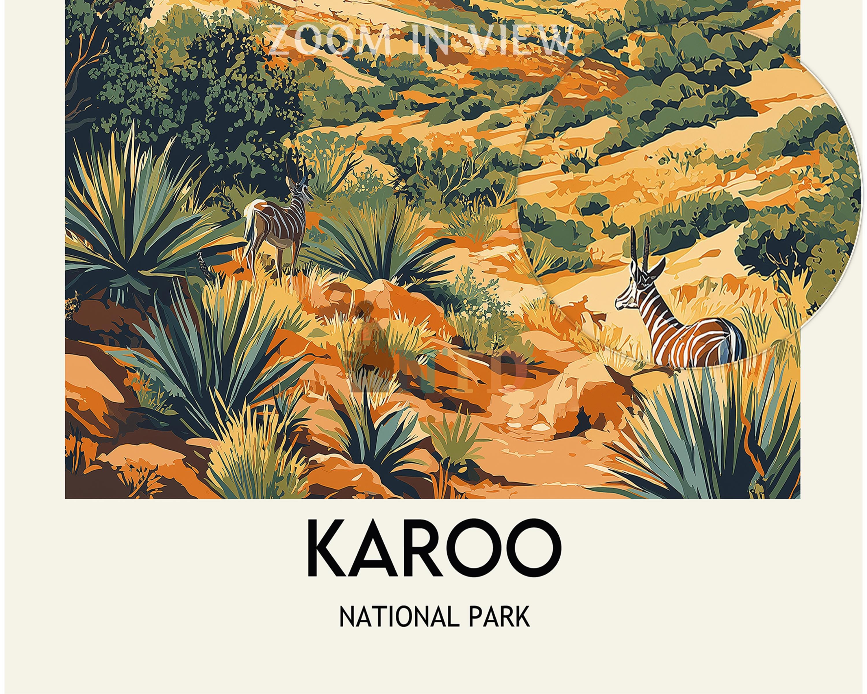 Karoo National Park Poster, Karoo Wall Art, Karoo Print, Karoo Photo ...