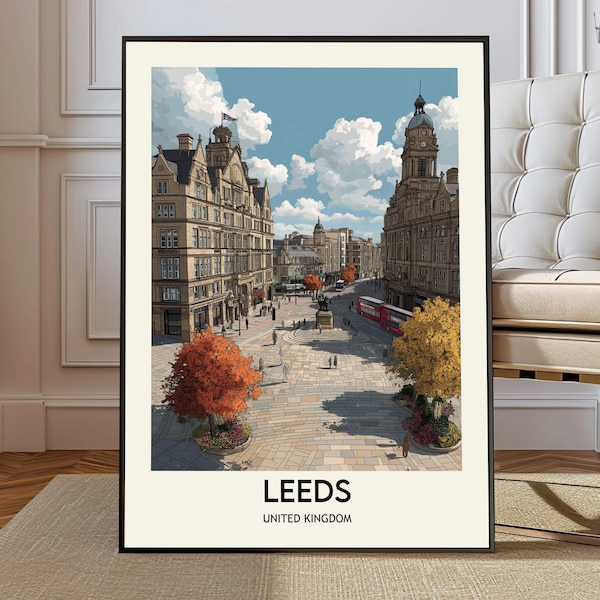 Travel Prints Leeds - Etsy